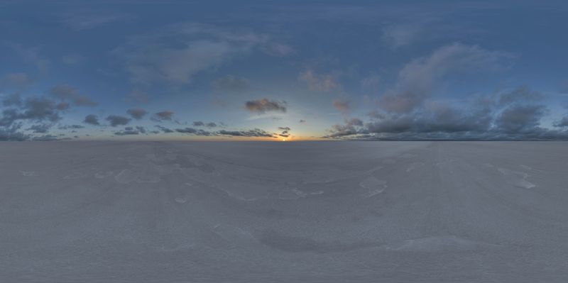 Expansive Salt Flats at Dawn HDRi Maps and Backplates