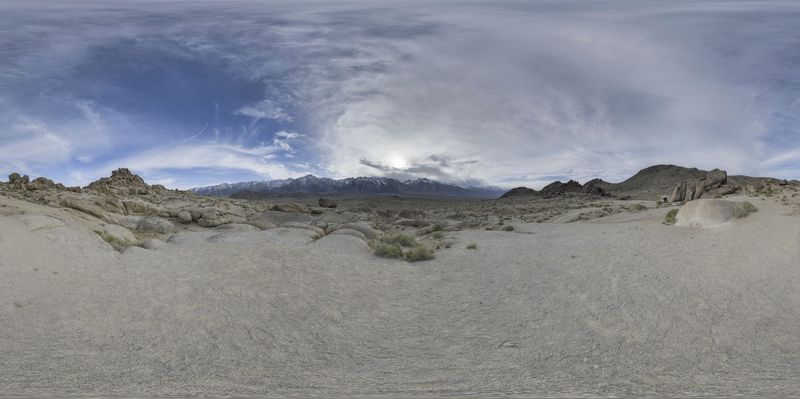 Exploring the Desert Landscape of Alabama Hills, California HDRi Maps ...