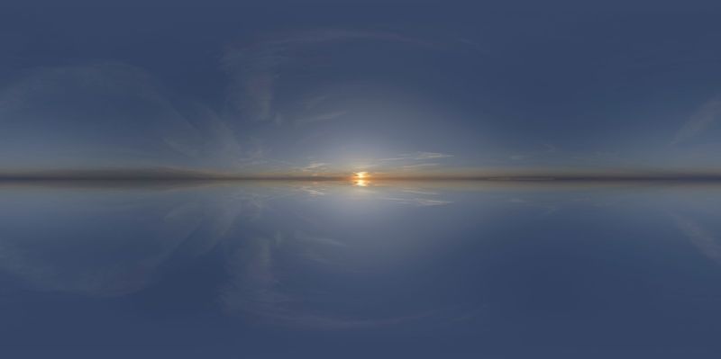 Exploring Open Spaces as the Sun Rises HDRi Maps and Backplates