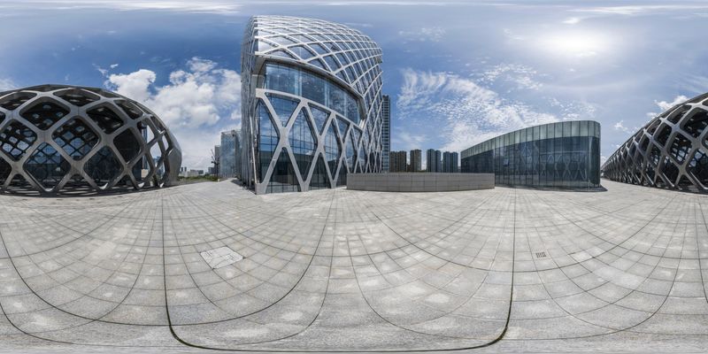 Urban Design in Shenzhen, China HDRi Maps and Backplates