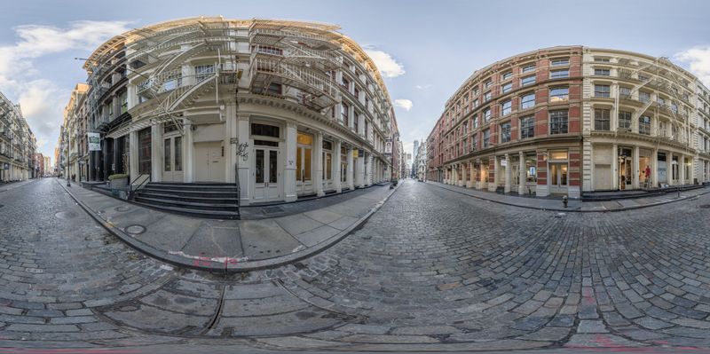 A Glimpse of Soho, Manhattan HDRi Maps and Backplates