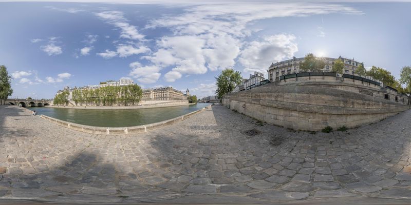 Classic Architecture in Paris, France HDRi Maps and Backplates