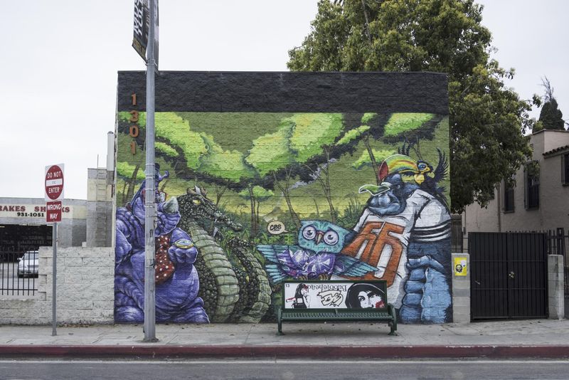 Urban Graffiti Wall in Los Angeles, California, USA HDRi Maps and ...
