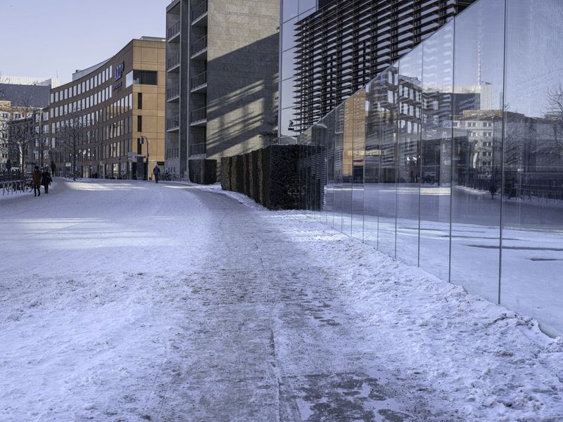 Freezing Water on Building Window: Urban Design in the Winter HDRi Maps ...