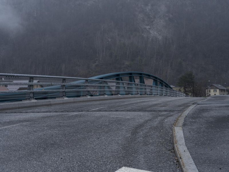 French Alps: A Gloomy Day on a Bridge with Mountain Views HDRi Maps and ...