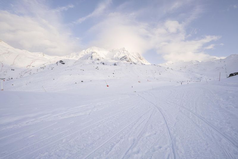 French Alps Skiing: Winter Sports HDRi Maps and Backplates