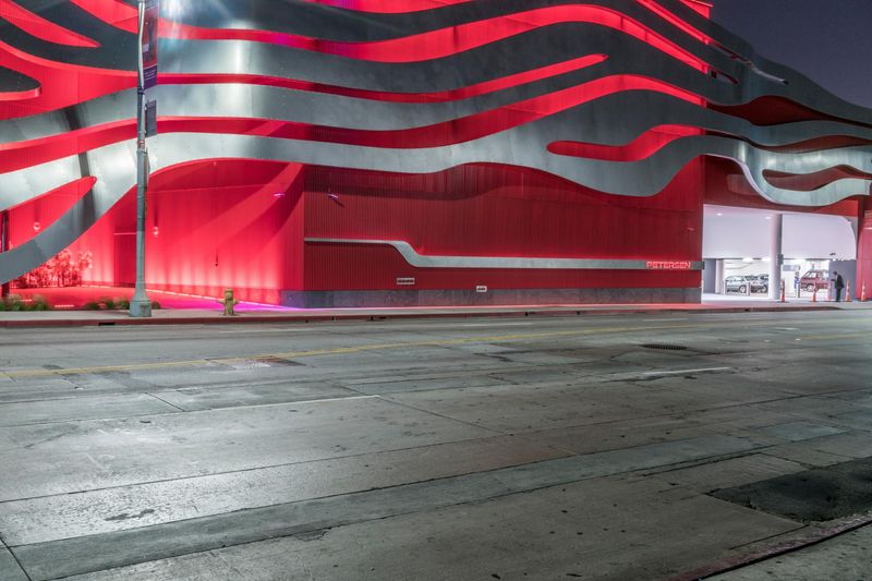 Futuristic Architecture in a City at Night - HDRi Maps and Backplates