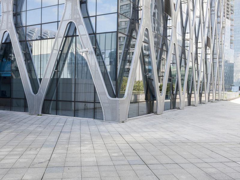 Futuristic Architecture in Urban Shenzhen HDRi Maps and Backplates