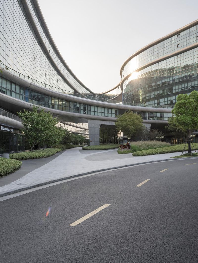 Futuristic Office Building in Shanghai's Soho District HDRi Maps and ...