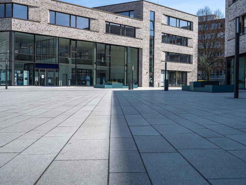 German Business District: Clear Skies and Bustling Plazas HDRi Maps and ...
