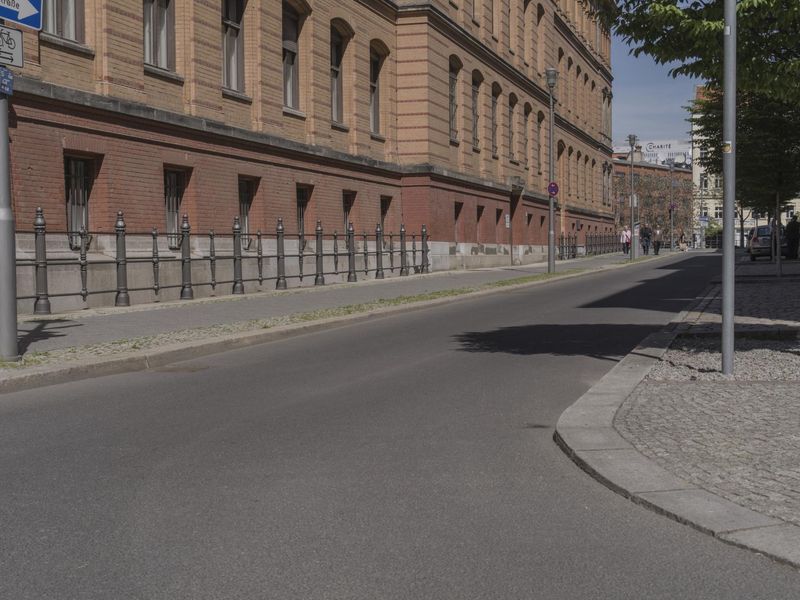 German City with Brick Building and Urban Infrastructure HDRi Maps and ...
