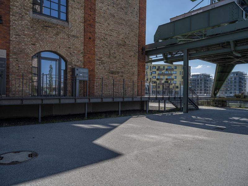 A Coastal Getaway: Exploring the Pier and Harbor of a German City HDRi ...