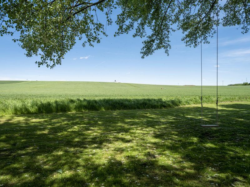 German Landscape: Green Fields and Clouds HDRi Maps and Backplates