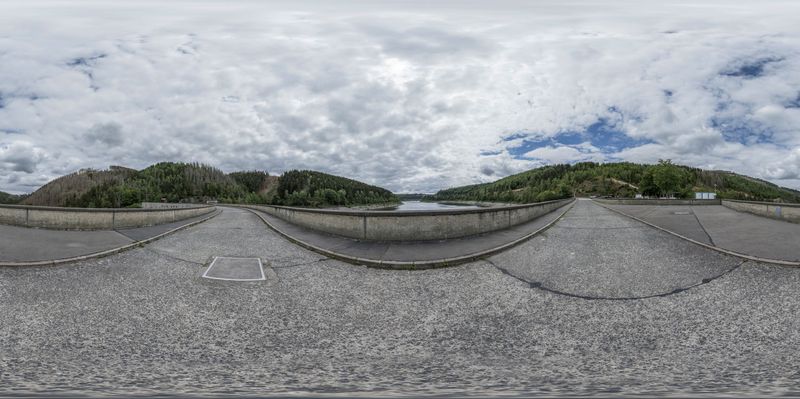 German Landscape: Urban Architecture in a Forest Setting HDRi Maps and ...