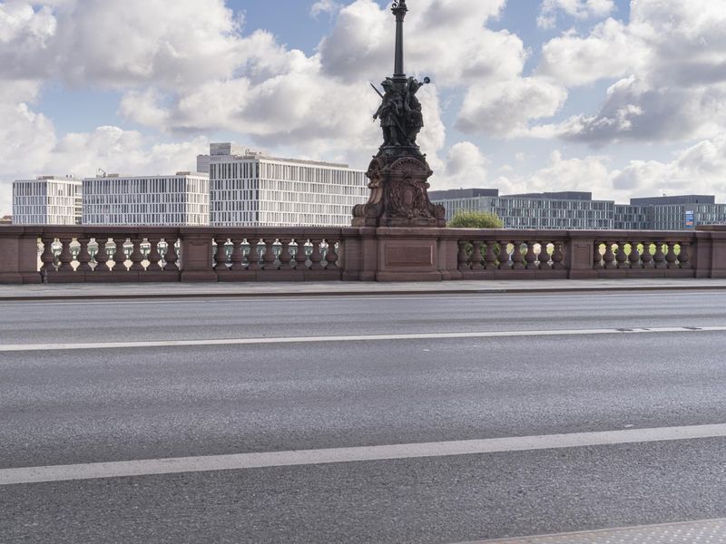 German Modern Bridge on a Sunny Day HDRi Maps and Backplates