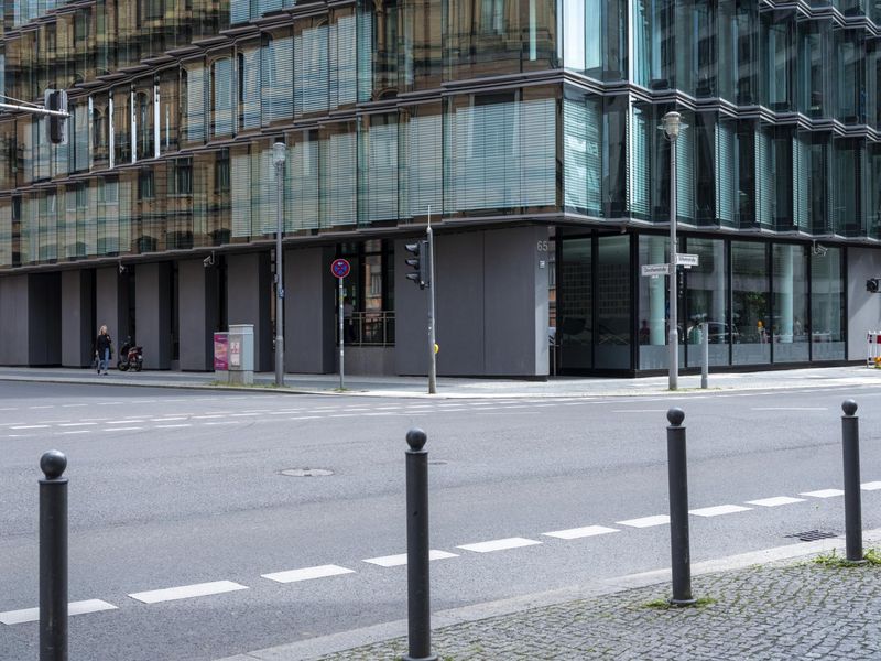 Germany's Business District: A Glass Wall Building in the Heart of ...
