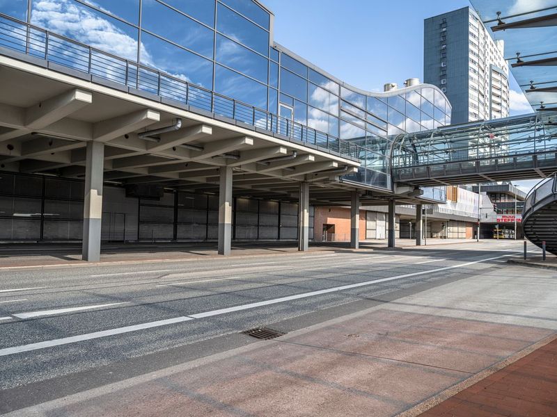 Germany's Business District: A Hub of Urban Design HDRi Maps and Backplates