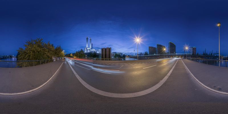 Germany's Capital City: Architecture and Night Lights HDRi Maps and ...