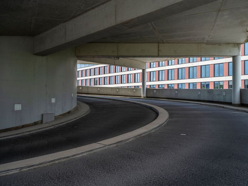 Germany's City Life: Parking Garage with a Curve