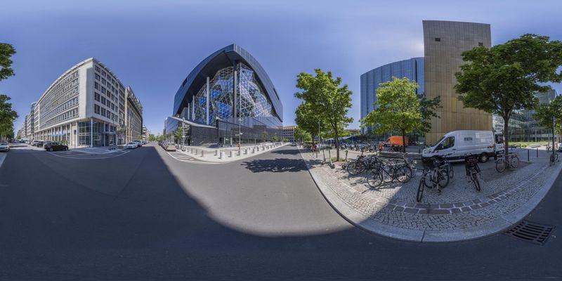 Germany's City Street: A Showcase of High-Rise Buildings HDRi Maps and ...