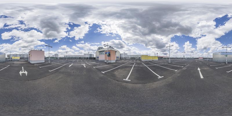 Germany's High Rise Building: A Parking Lot Perspective HDRi Maps and ...