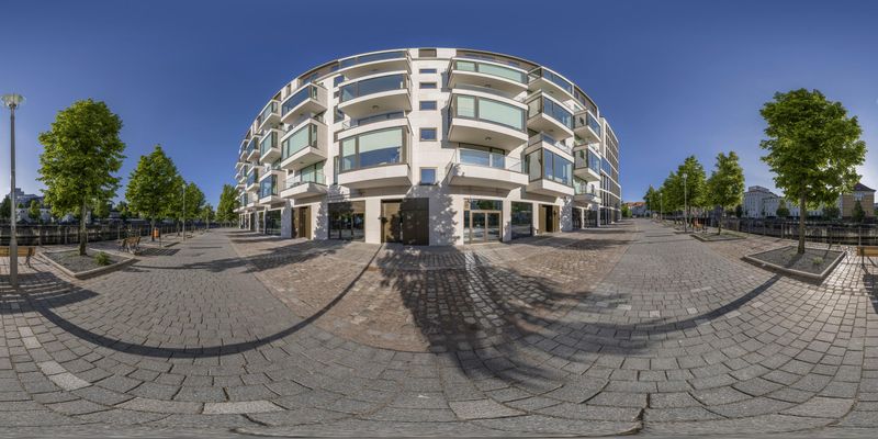 Germany's High-Rise Buildings: A Vibrant Residential Area HDRi Maps and ...