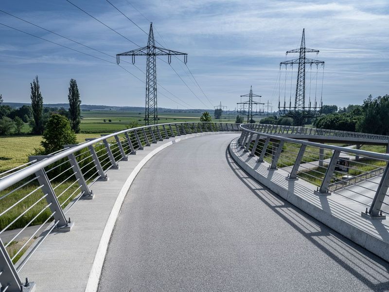 Germany: Modern Architecture Bridge in the Sky HDRi Maps and Backplates