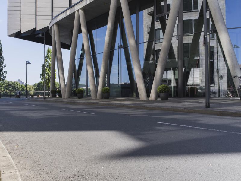 Germany Modern Architecture: Office Building Frankfurt HDRi Maps and ...