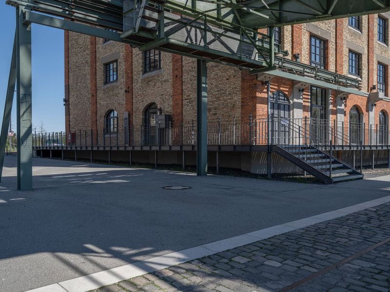 Germany's Urban Architecture: Cobblestone Roads and Modern Design HDRi ...
