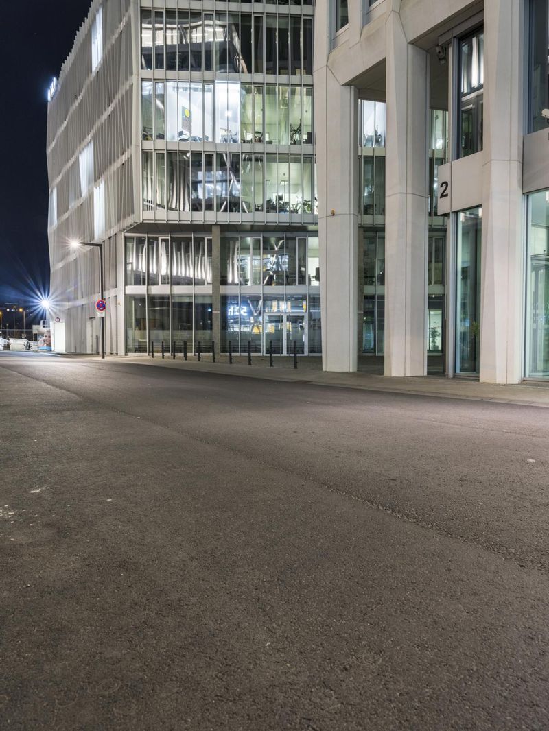 Germany's Urban Cityscape: A Night of Lights HDRi Maps and Backplates