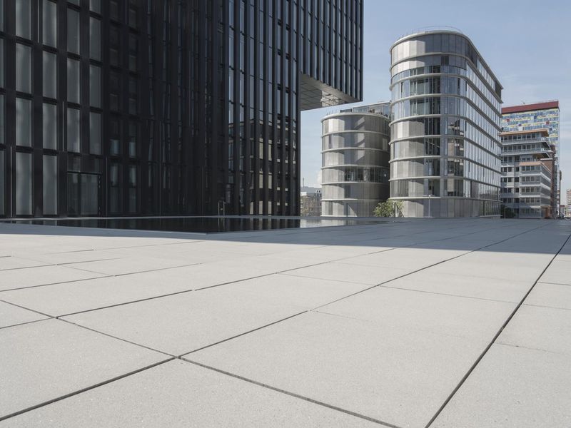 Germany's Urban Design: A City Plaza with Stunning Reflections HDRi ...