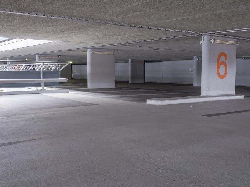 Germany Urban Design: Parking Garage HDRi Maps and Backplates