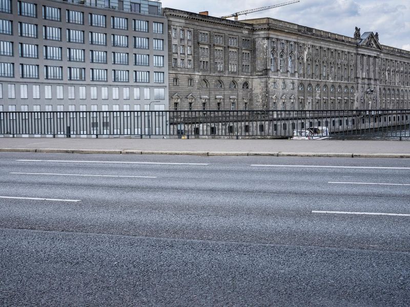 Germany Urban Infrastructure Road Bridge HDRi Maps and Backplates