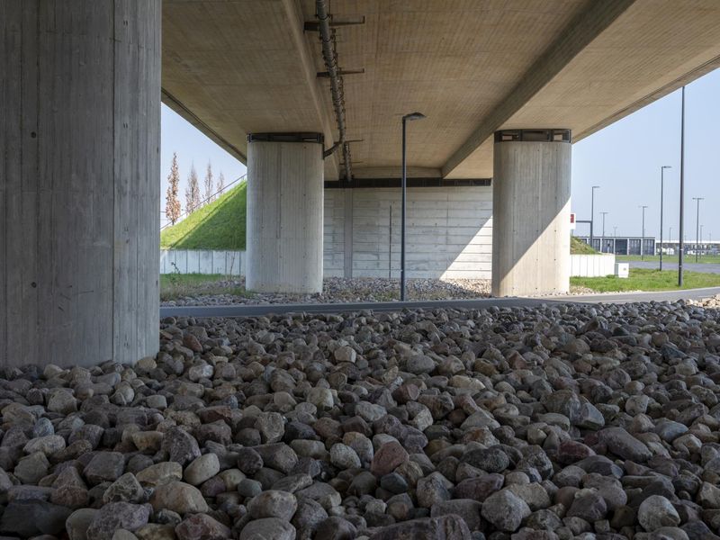 Germany's Architectural Bridge with Sky Background HDRi Maps and Backplates