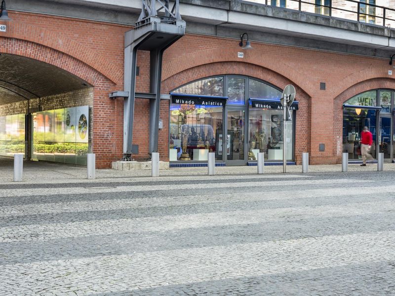 Germany's Urban Design: City Life in an Arcade HDRi Maps and Backplates