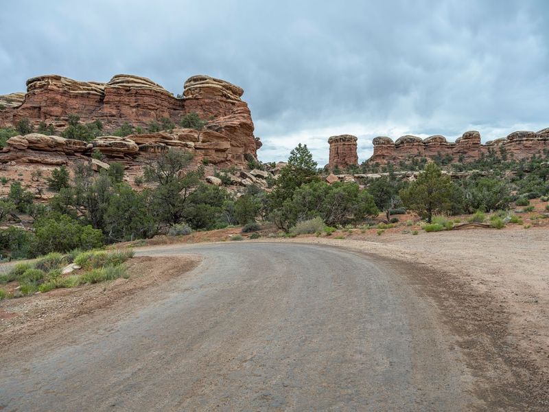 Gloomy Utah Red Rock Landscape HDRi Maps and Backplates