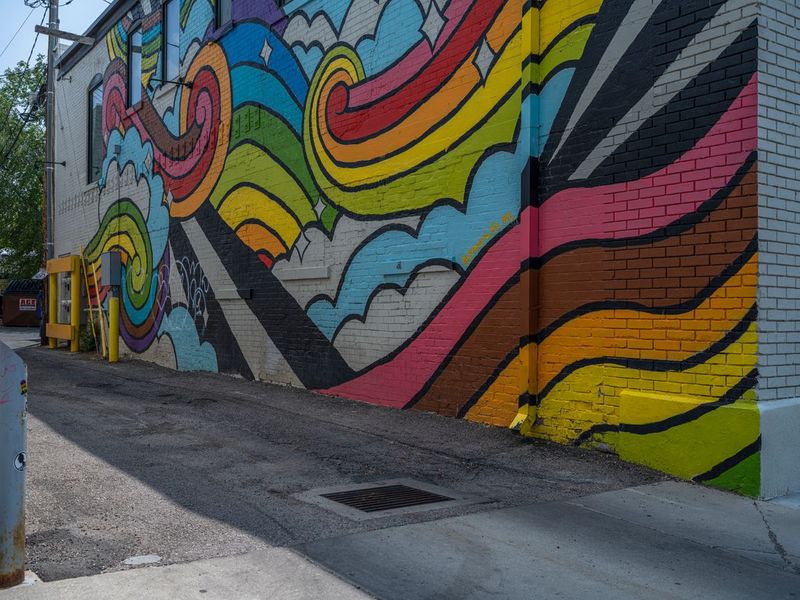 Graffiti Wall on Concrete Street in Salt Lake City, Utah, USA HDRi Maps ...