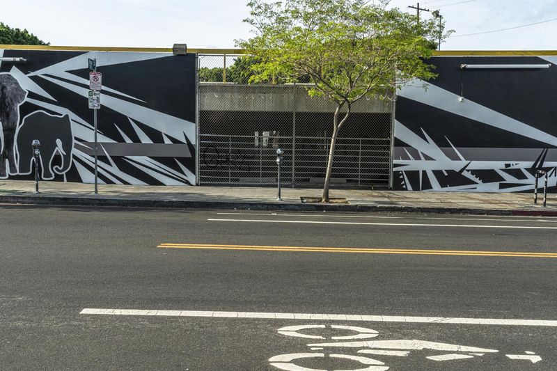 Graffiti Writing on Urban Street in Los Angeles HDRi Maps and Backplates
