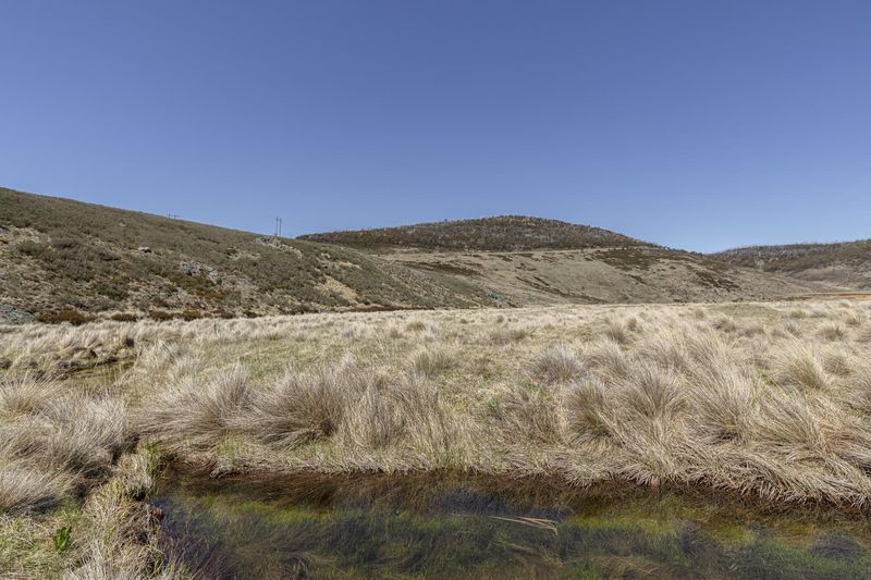 Grass Covered Hillside with Stream and Mountain Range HDRi Maps and ...