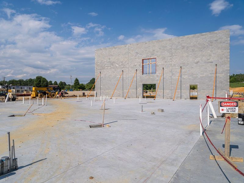 Construction of Gray Building with Blue Sky and Clouds HDRi Maps and ...