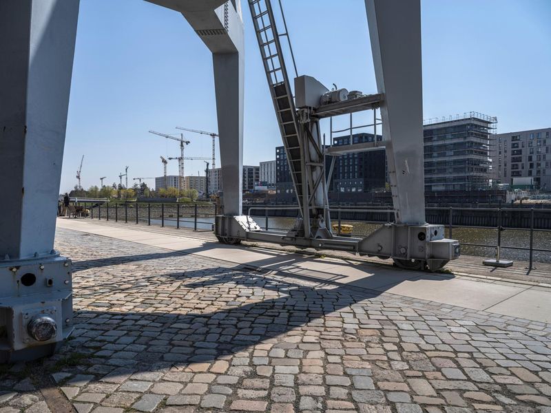Harbor Infrastructure in the City of Hamburg HDRi Maps and Backplates