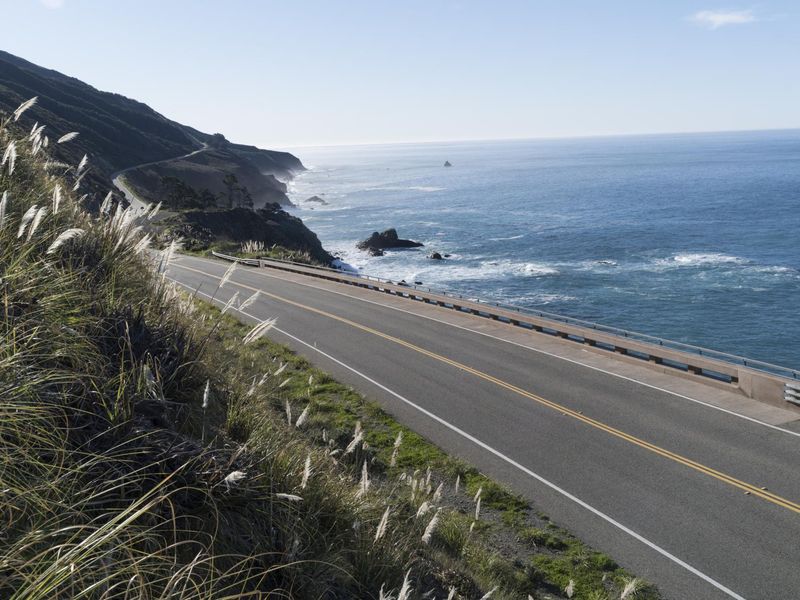 High Cliffs and Coastal Shores: Driving the Pacific Highway HDRi Maps ...