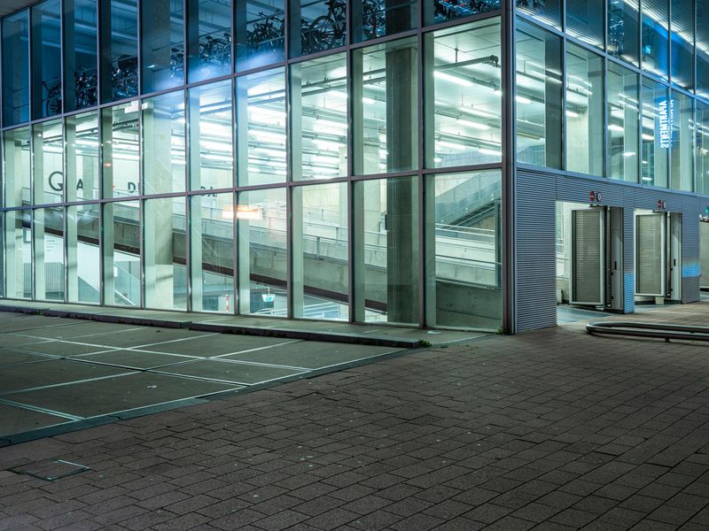 High-rise Building Facade: A Unique Urban Design HDRi Maps and Backplates