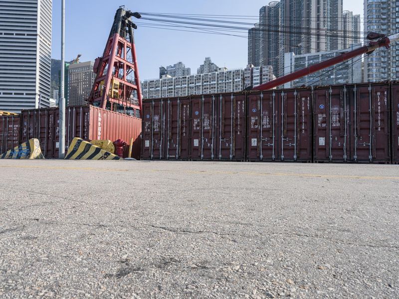 High Rise Buildings in China: Clear Sky in a Metropolis HDRi Maps and ...