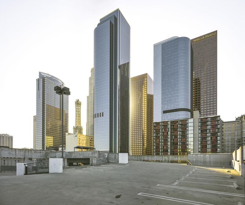 High-rise Buildings: Los Angeles Skyline HDRi Maps and Backplates