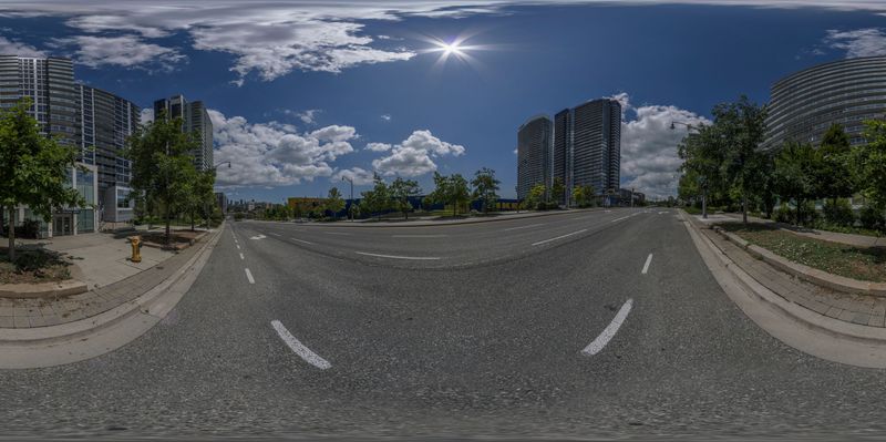 Highway in Toronto, Canada: Exploring the Urban Landscape HDRi Maps and ...