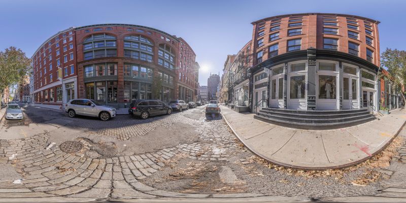 Historic Sites in Soho, Manhattan: A Walk Through Time HDRi Maps and ...