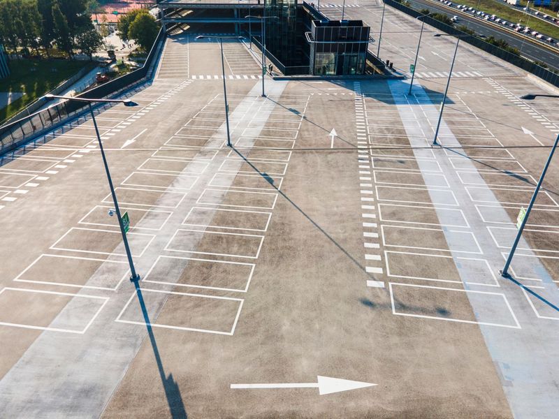 Holland Urban Design: Parking Garage Road HDRi Maps and Backplates