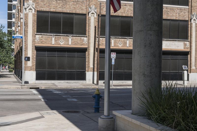 Houston, Texas: Empty Street with Mixed-Use Buildings HDRi Maps and ...