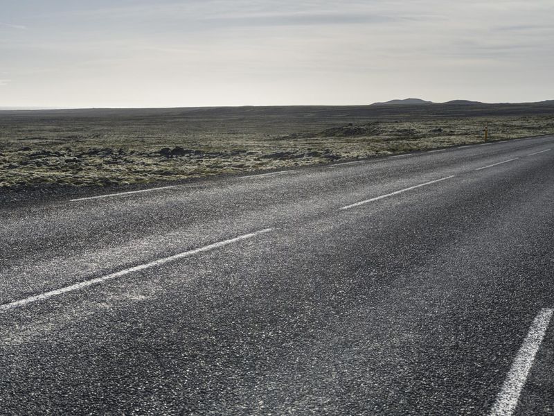Icelandic Plain: Grass Mountain Road HDRi Maps and Backplates